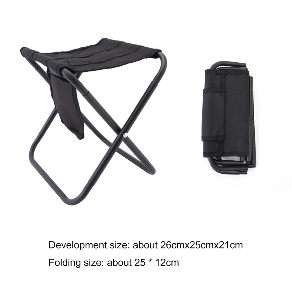 Lightweight Folding Stool Outdoor Furniture Camping Tourist Seat Chair ...